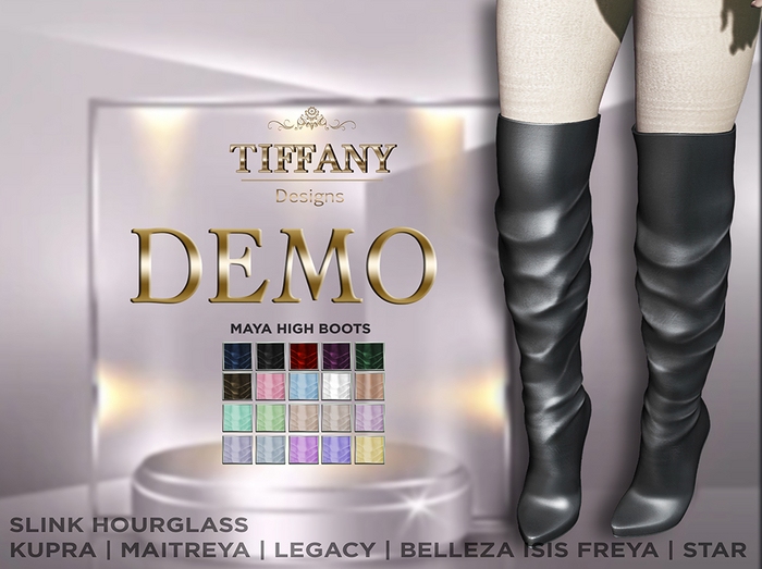 Second Life Marketplace Td Maya High Boots Demo Lara X 8229